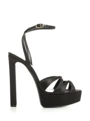 Saint Laurent Chandelle Sandals - Black