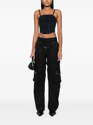 Amiri Faded Denim Corset
