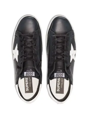 GOLDEN GOOSE Super-star Distressed-effect Leather Sneakers