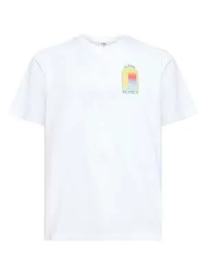Casablanca White L'arche Organic Cotton T-shirt - Multicolor