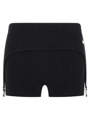 JEAN PAUL GAULTIER The Garter Shorts - Black