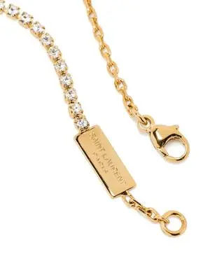 Saint Laurent Cassandre Charm Bracelet - Silver