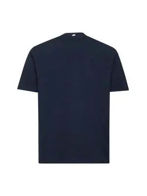 Herno Blue Superfine Cotton Stretch T-shirt