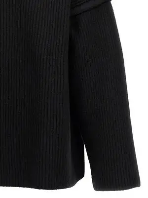 JIL SANDER Geometric Neckline Sweater