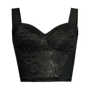 Dolce & Gabbana Corset Bustier Top - Black