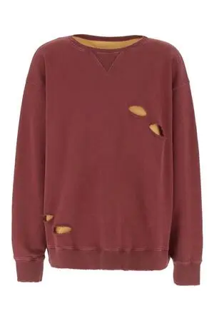 MAISON MARGIELA Distressed Crewneck Sweatshirt - Multicolor
