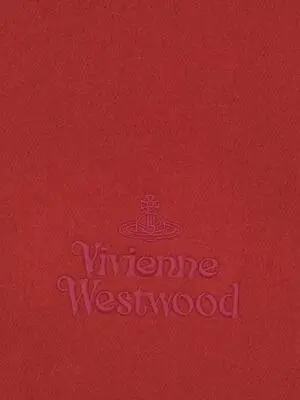 VIVIENNE WESTWOOD Sciarpa Embroidered In Lana - Red