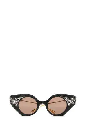 Gucci Acetate Cat Eye Sunglasses - Black