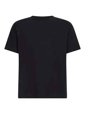 Dries Van Noten Black Jersey Regular-fit Crewneck T-shirt - Multicolor