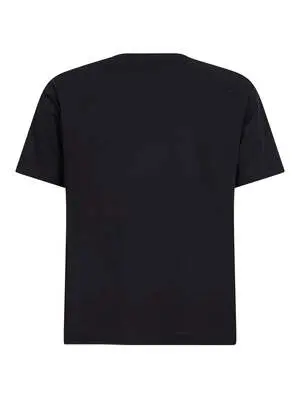 Dries Van Noten Black Jersey Regular-fit Crewneck T-shirt - Multicolor