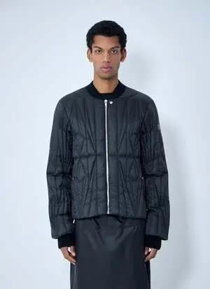 Moncler Rick Owens Geocamo Flight Bomber Jacket - Black
