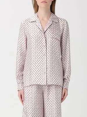 Max Mara Disco Printed Silk Shirt - Pink