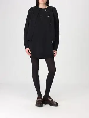 Gucci Gg Wool Cardigan With Rhinestones