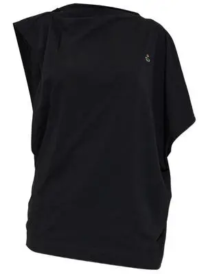 VIVIENNE WESTWOOD Oversized Hebo Top - Black