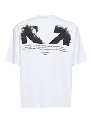 Off-White White Jersey Half Arrow Skate T-shirt - Multicolor
