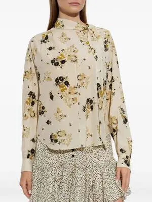 Isabel Marant Étoile Fedry Printed Silk Blouse