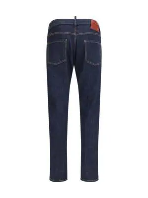 Dsquared2 Long Stretch Cotton Jeans