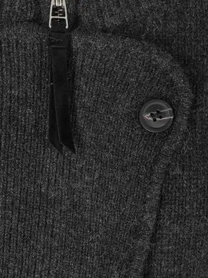 Isabel Marant Étoile Murielle Wool And Cashmere Zip Cardigan - Gray