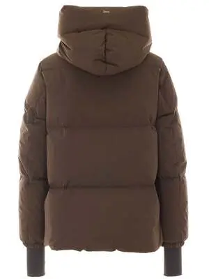 Herno 2layers Hooded Short Down Jacket