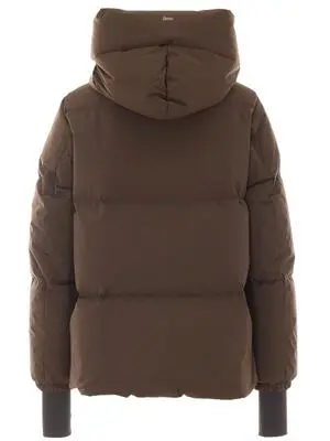 Herno 2-layer Hooded Short Down Jacket