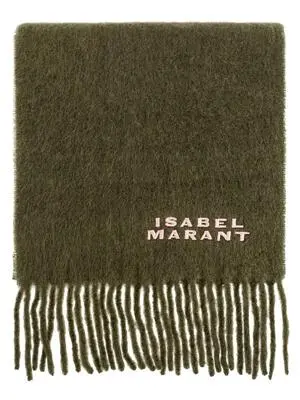 Isabel Marant Étoile Firny Wool Scarf - Green
