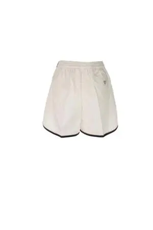 Prada Contrast Piping Elasticated Shorts - Multicolor