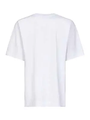 Dries Van Noten White Cotton Jersey Oversized T-shirt