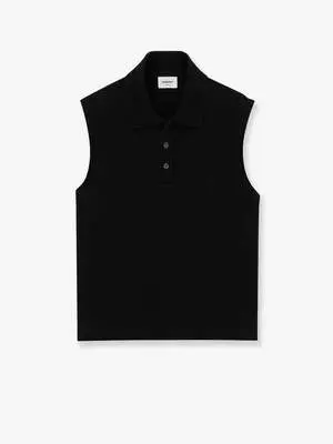 Saint Laurent Cassandre Cotton Polo Shirt - Multicolor