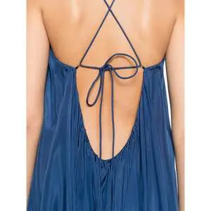 Zimmermann Silk Satin Evening Dress - Blue