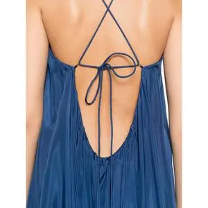 Zimmermann Silk Satin Evening Dress - Blue