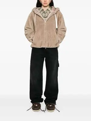Herno Soft Faux-fur Hooded Jacket