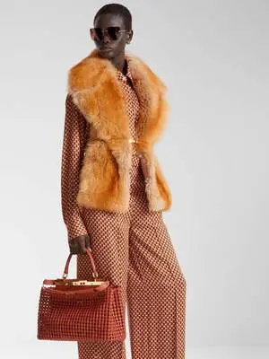 Fendi Shearling Scarf - Multicolor