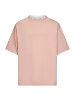 JIL SANDER Two-tone Compact Jersey Reversible T-shirt