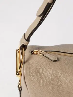 Gucci Grained Leather Shoulder Bag - Gray