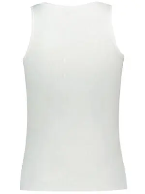 VIVIENNE WESTWOOD 90s Ribbed Tank Top - White