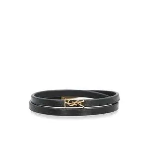 Saint Laurent Bracelets - Black