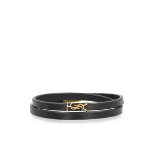 Saint Laurent Bracelets - Black