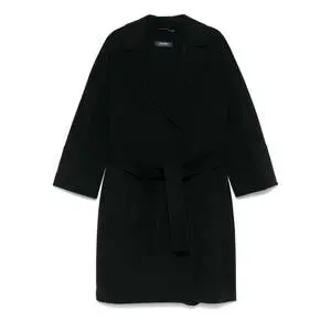Max Mara Coats Double Breasted & Peacoats - Black