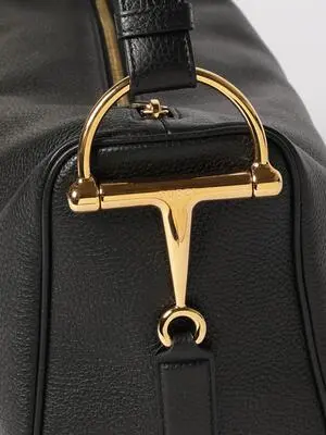 Gucci Grained Leather Bag - Black