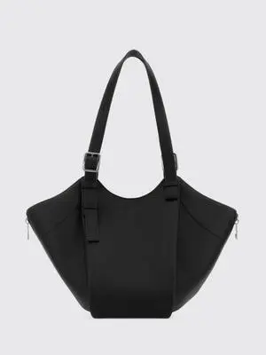 Loewe Hammock Flip Leather Bag - Black