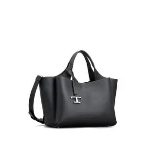 TOD'S Leather Tote - Gray