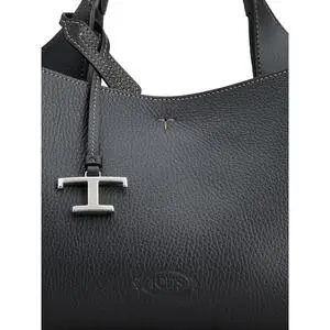TOD'S Leather Tote - Gray