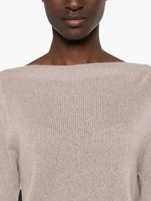 TOM FORD Long Sleeve Boat Neck Knit - Multicolor