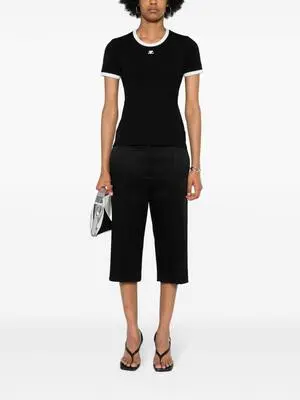 COURREGES Cotton Jersey T-shirt