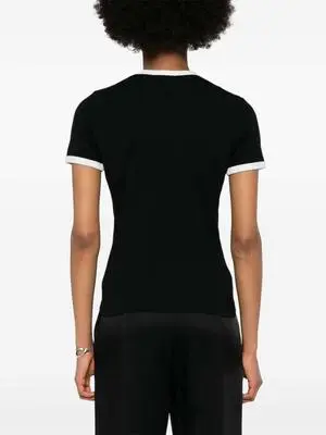 COURREGES Cotton Jersey T-shirt