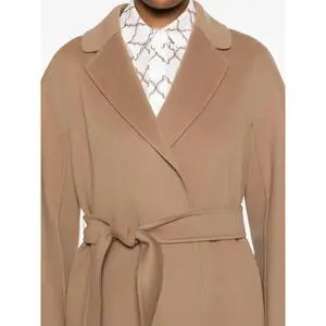 Max Mara Single-breasted Coat - Cream