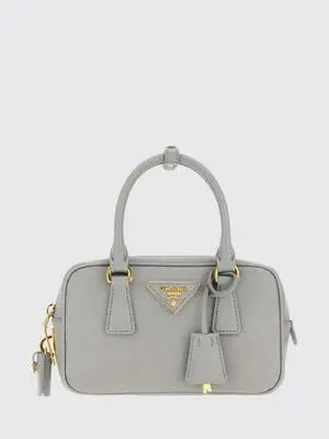 Prada Mini Galleria Saffiano Leather Bag - Gray
