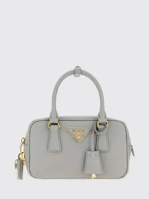 Prada Mini Galleria Saffiano Leather Bag - Gray