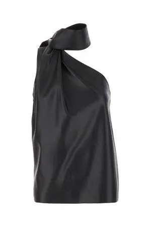 Stella McCartney Asymmetrical Tie Detailed Top