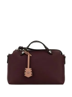 Fendi By The Way Soft Selleria Medium Bag With Macro Stitching - Red